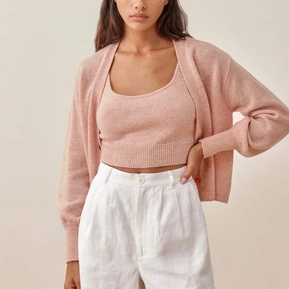 Reformation | Sweaters | Reformation Set Varenne Cashmere Cardigan And ...